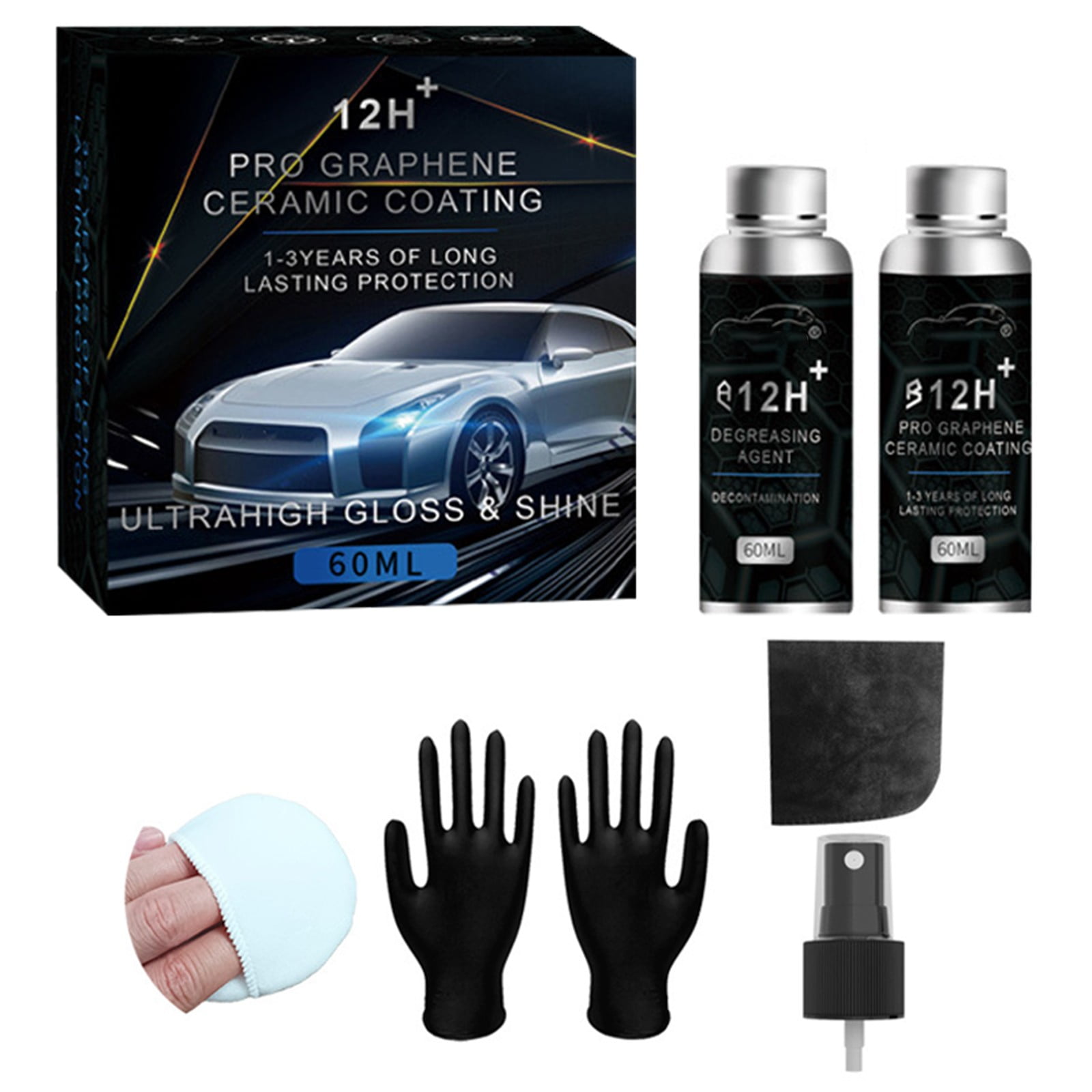 Clearance Automotive Graphene Self Cleaning Crystal Plating Agent ...