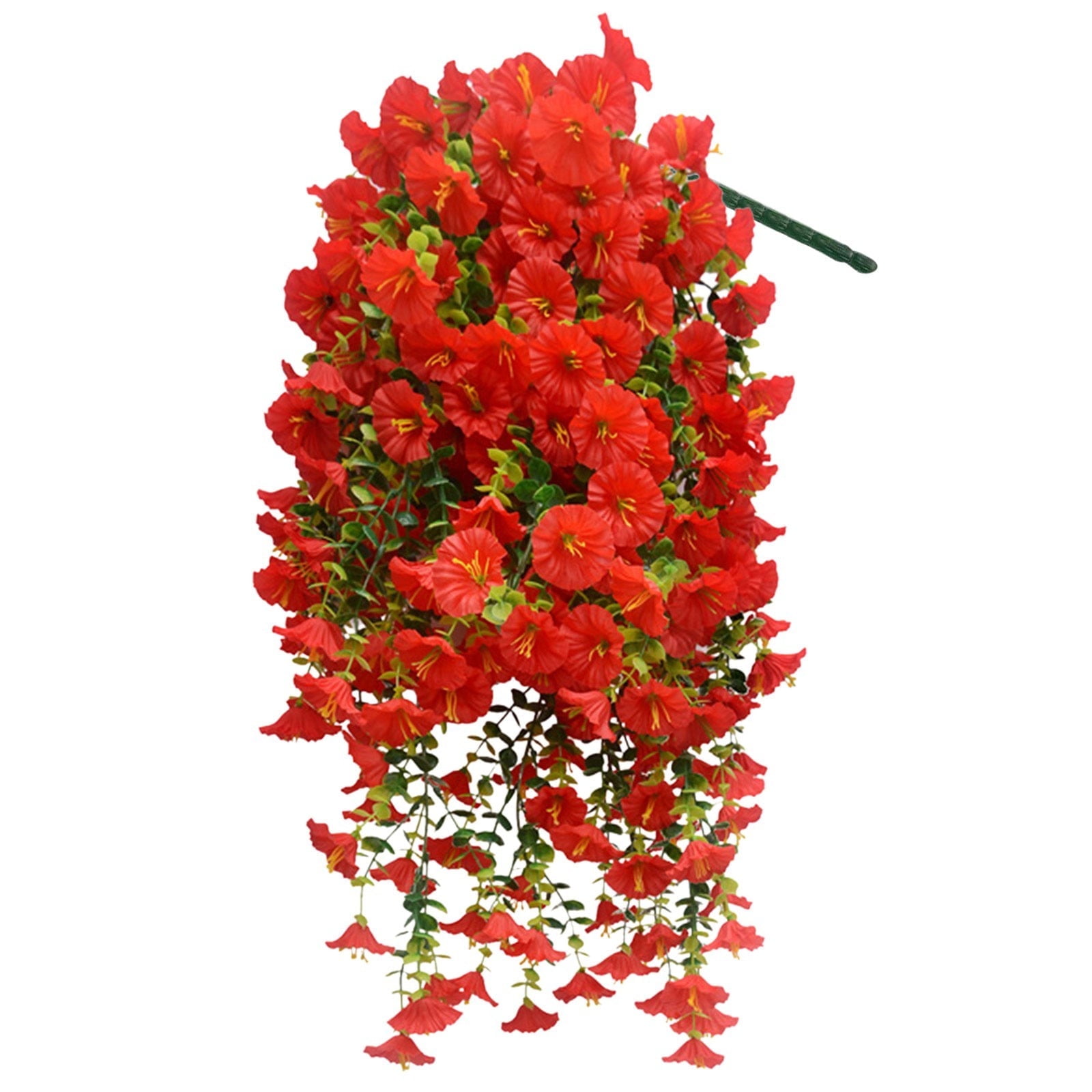 BANEX Artificial Flowers for Outdoors, Silk Morning Glory with Leaves ...
