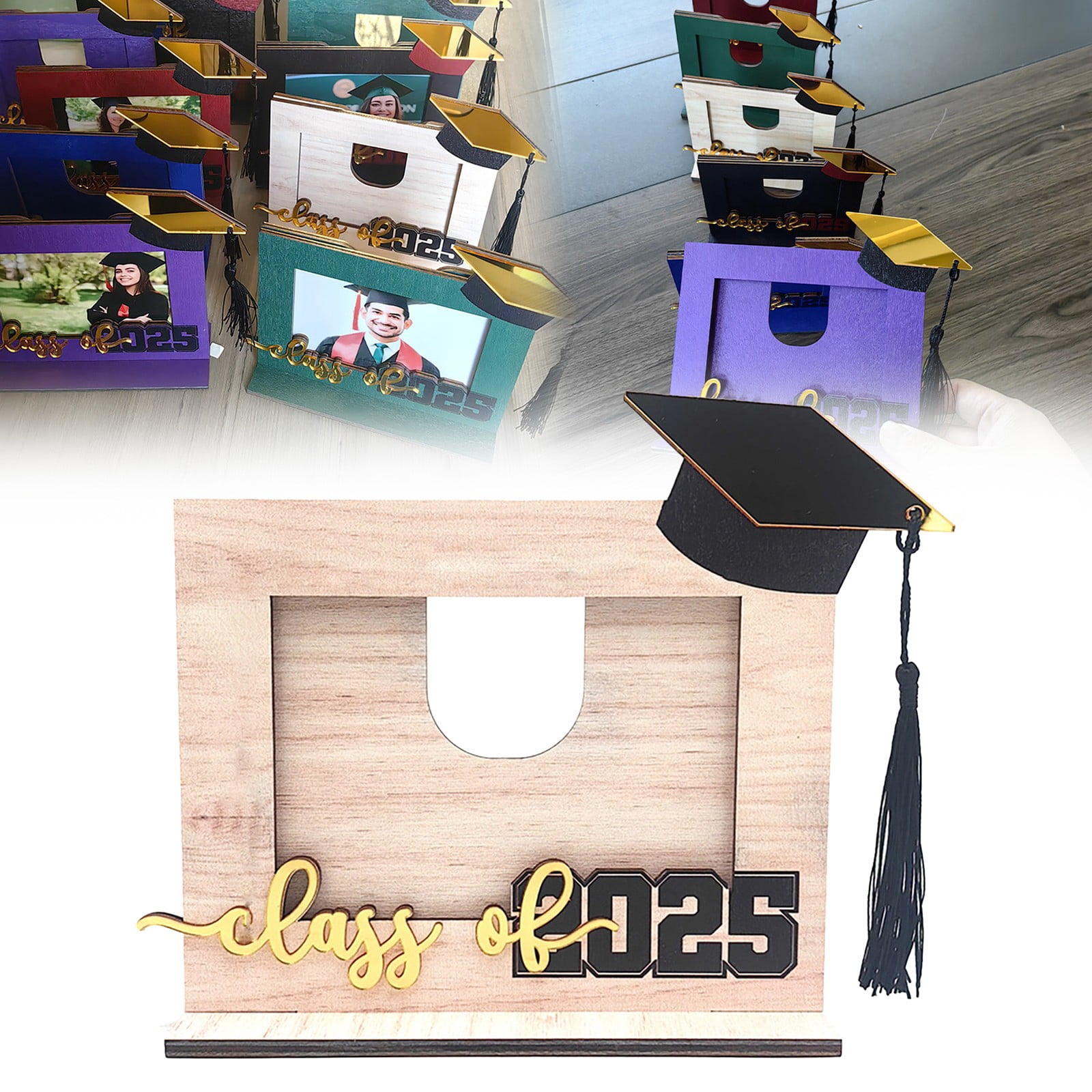 Clearance BANEX Graduation Frames 2025 Graduation Wooden Photo Frame ...