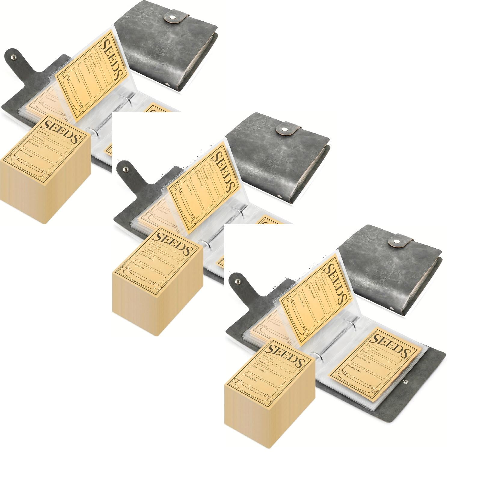 Clearance BAOQIN Seed Storage Organizer, 200 Pockets Seed Organizer ...