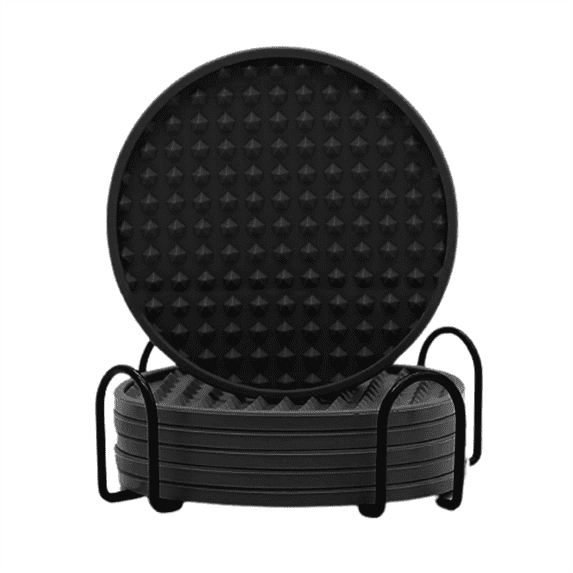Clearance BBQ Mat & Fire Mat under $10,Silicone For Drinks Dual Round ...