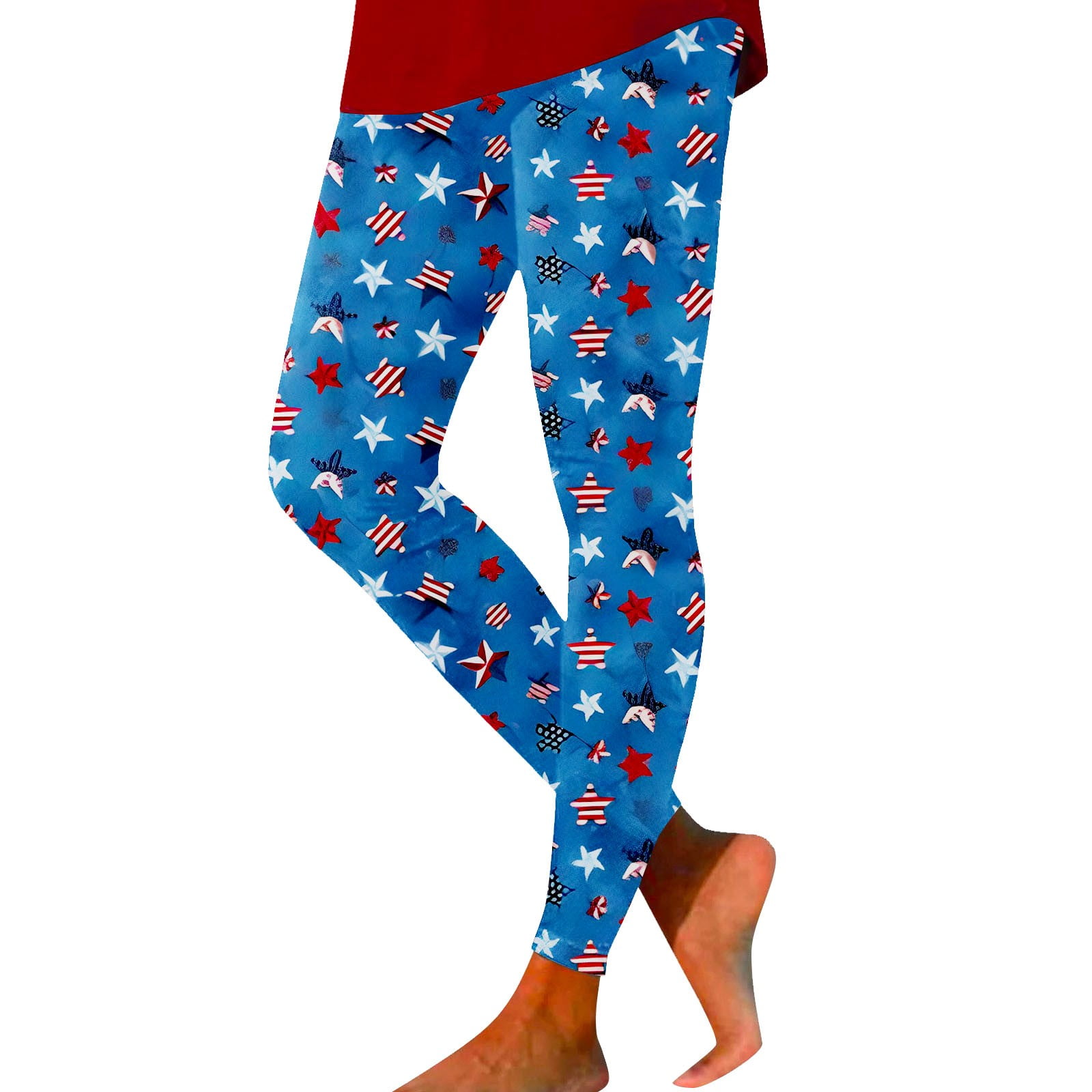 Clearance!BKQCNKM 4th of July Outfits for Women, 4th of July Leggings ...