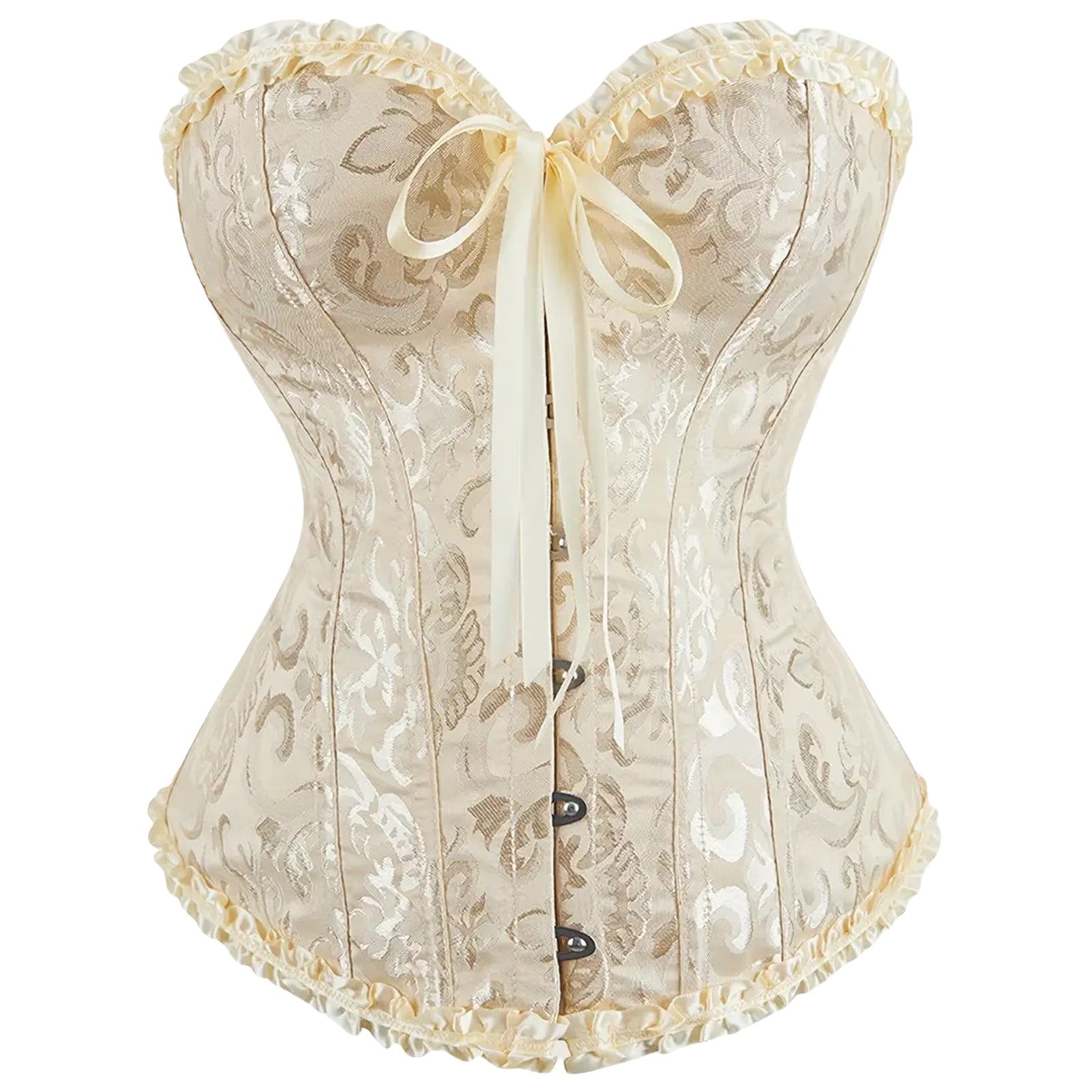 BKQCNKM Corset Tops for Women, Boned Corset, Renaissance Corset, Lace ...
