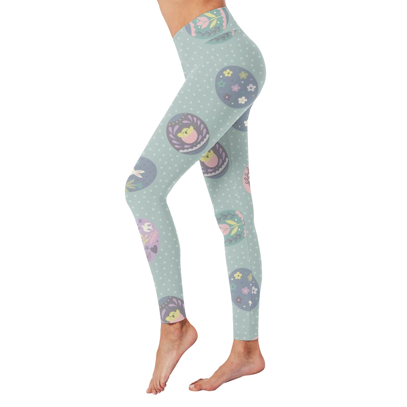 Clearance!BKQCNKM Leggings for Women， Easter Leggings for Women ...