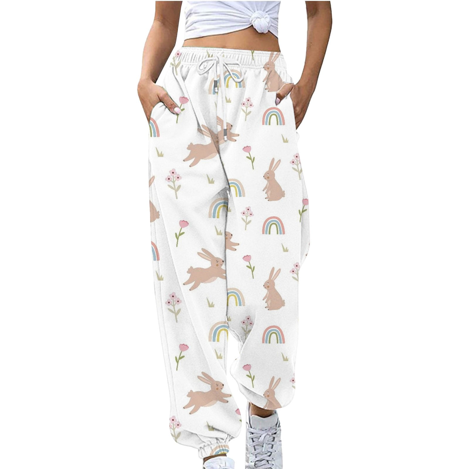 BKQCNKM Sweatpants Womenï¼ Easter Outfit Womenï¼ Casual Pants for ...