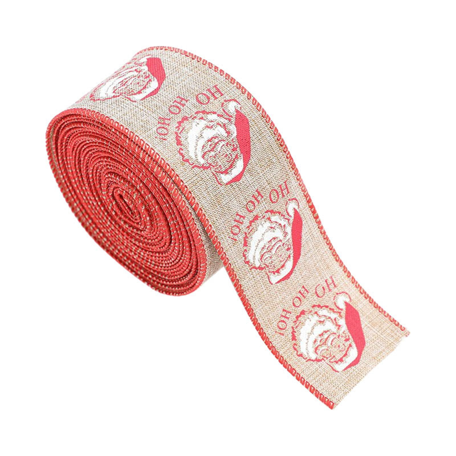 (Clearance) BNNG Christmas Snowflake Wired Edge Ribbon 2 Inch Winter ...