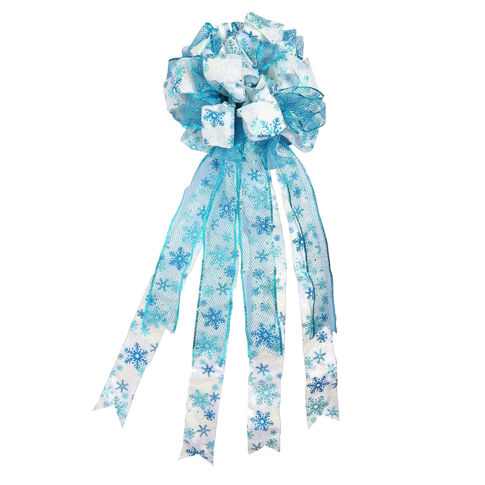 (Clearance) BNNG Christmas Tree Topper Bow, 34x13inch Large Tree ...