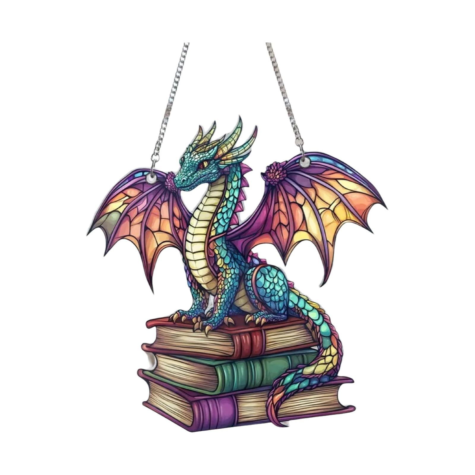 (Clearance) BNNG Colorful Dragon Ornaments, Shine Dragon Hanging Decor ...