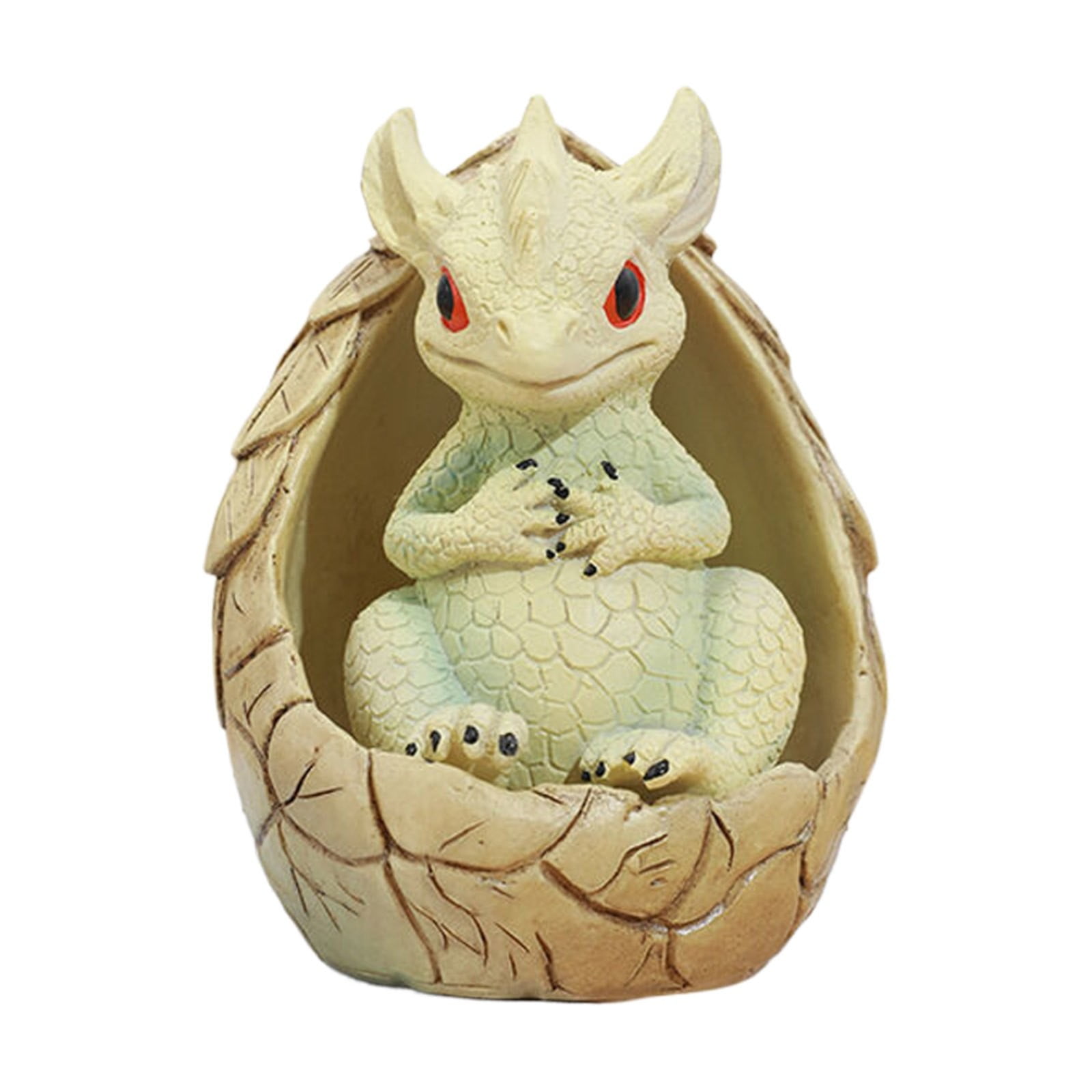 (Clearance) BNNG Dinosaur Egg Figurine Ornaments, Resin Dragon Egg ...