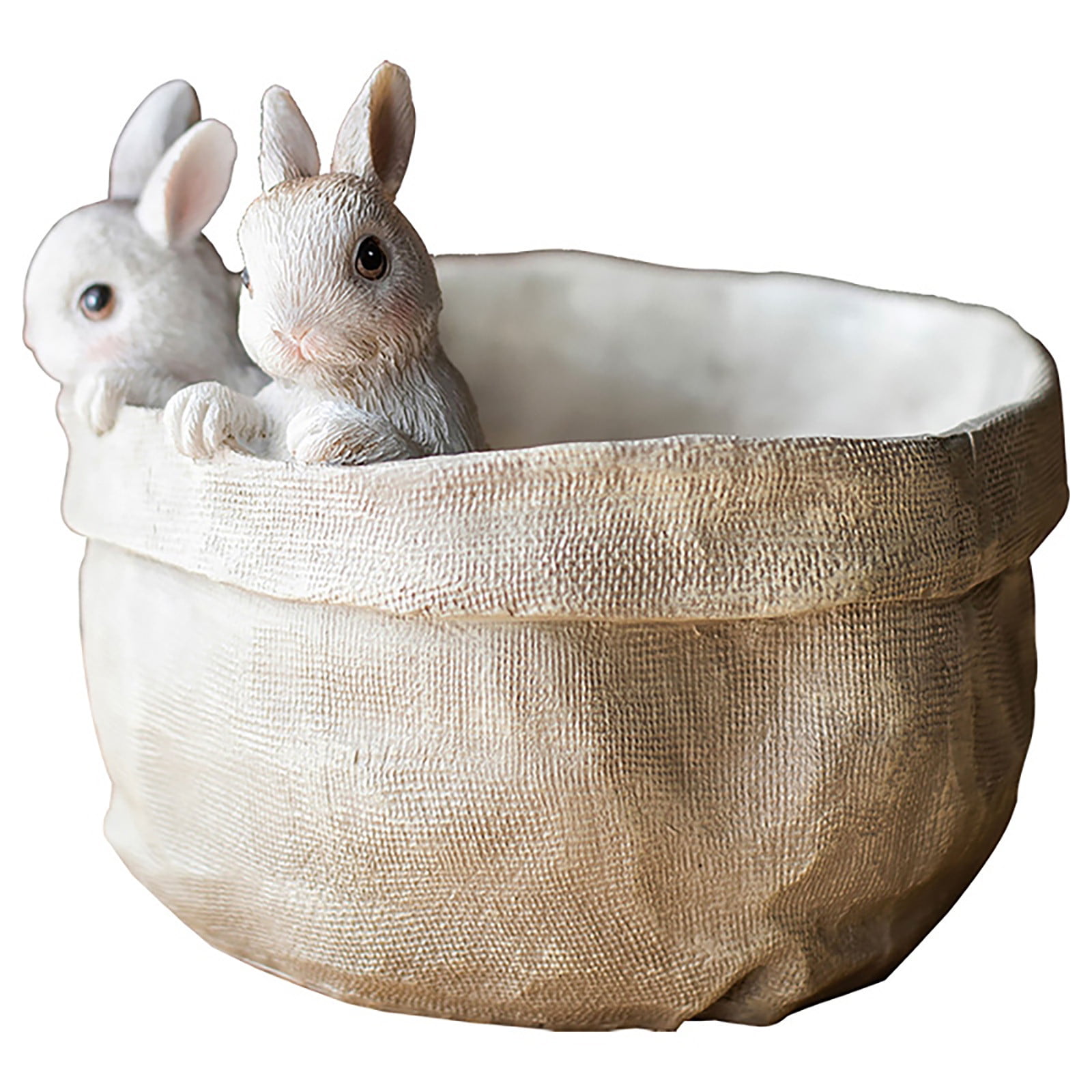 (Clearance) BNNG Rabbit Indoor Outdoor Planters for Patio Cute Bunny ...