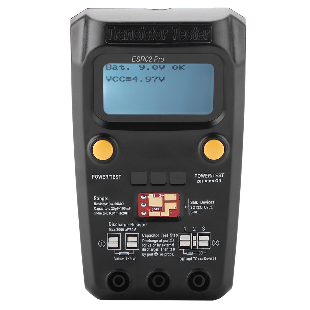 Clearance BSIDE ESR02 Pro Digital Transistor Tester SMD Chip Component ... Clearance BSIDE ESR02 Pro Digital Transistor Tester SMD Chip Component ...