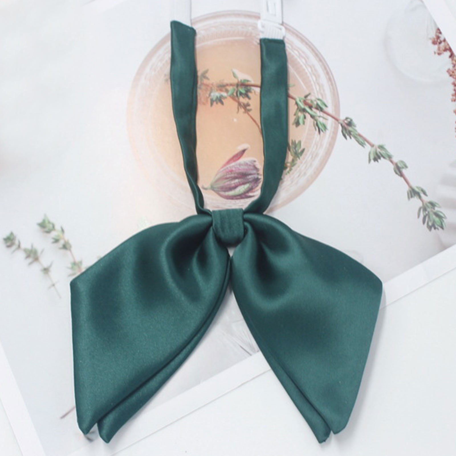 Clearance Baberdicy Bow Tie Big Deals Women's Double Layer Bow Tie Bow ...