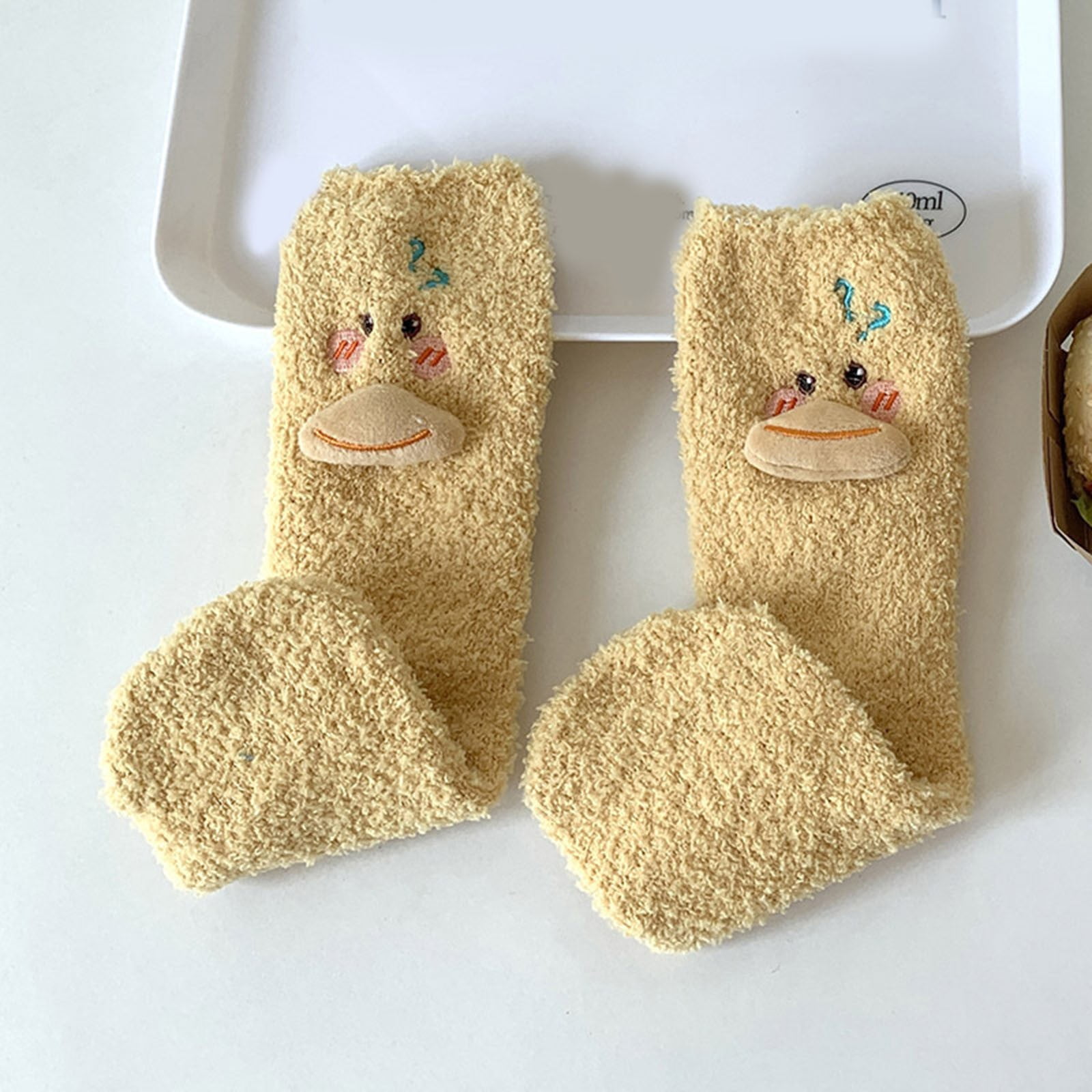 Clearance Baberdicy Cheap Socks Big Deal Womens 3D Coral Velvet Socks ...