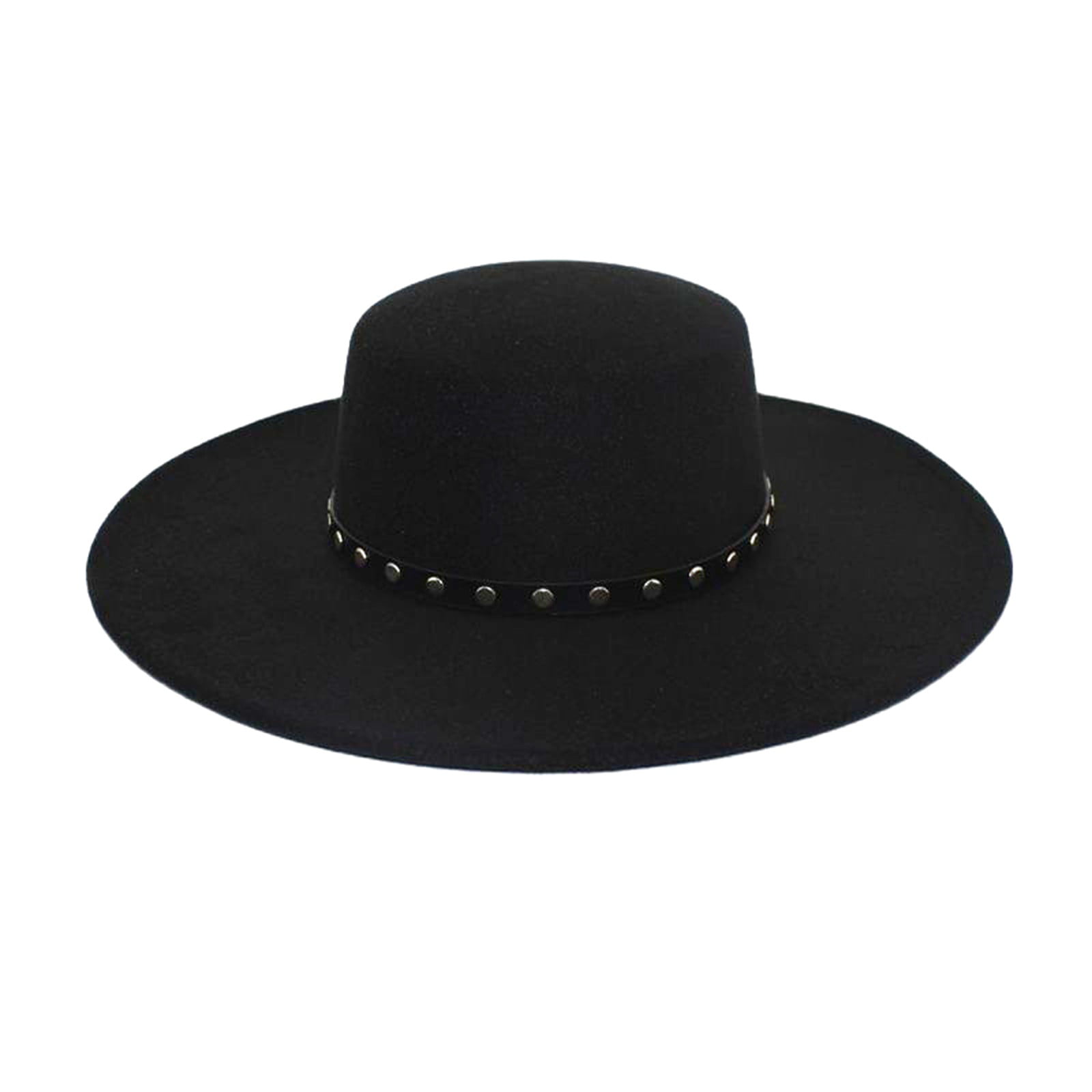 Clearance! Baberdicy Fedora Hats for Men Women Elegant Winter Wool ...