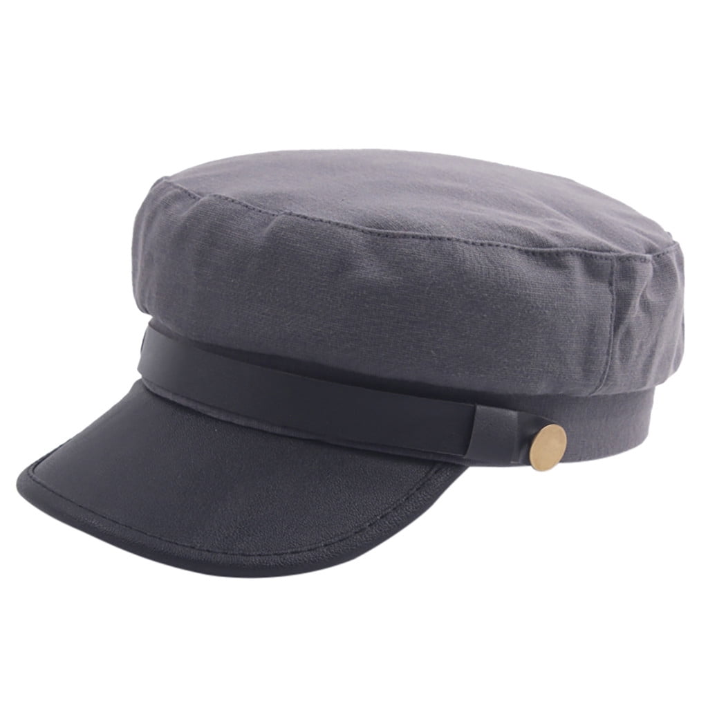 Clearance! Baberdicy Men's and Women's Cap Vintage Beret Cap Flat Top ...