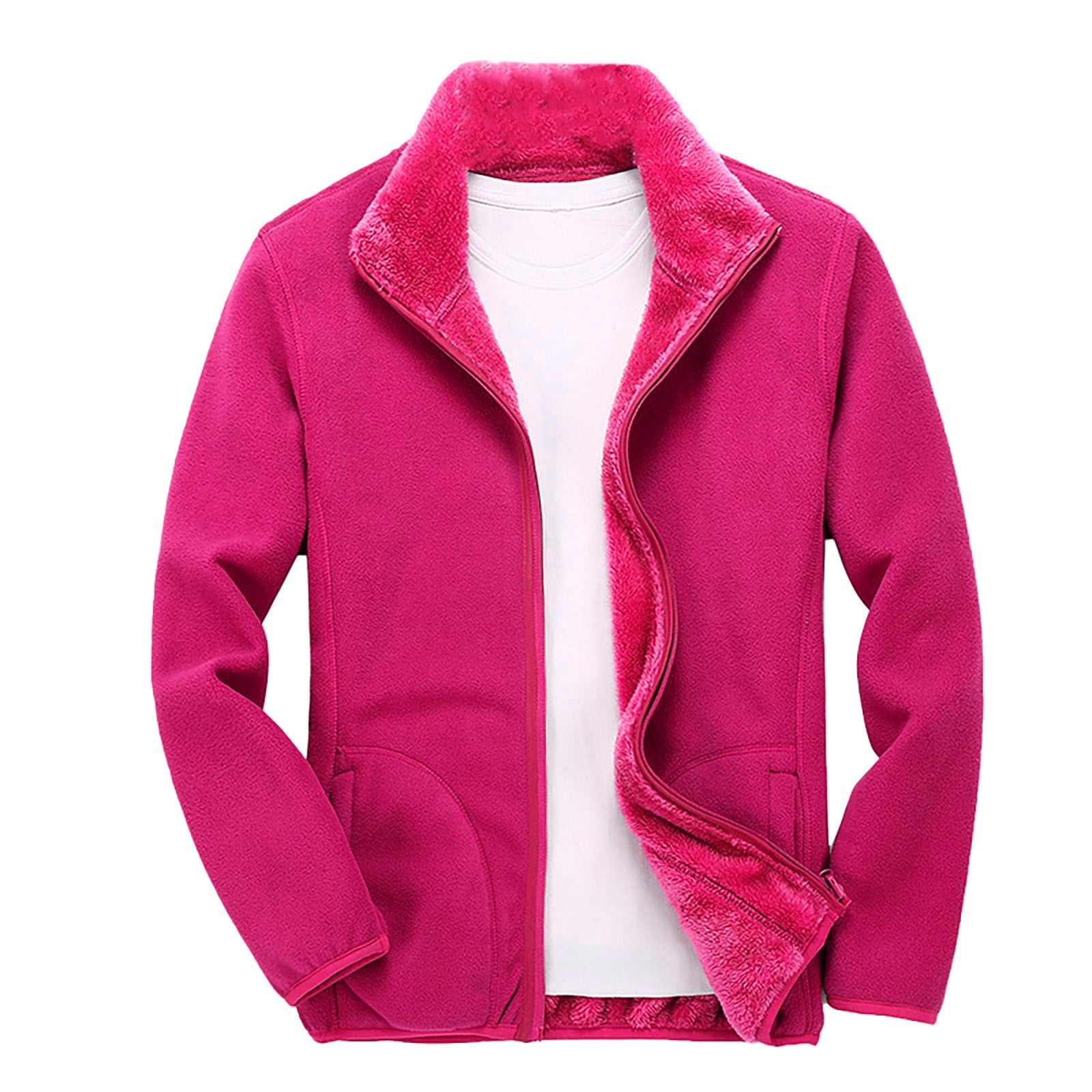 Baqcunre Women's Clothing, Autumn And Winter New Outdoor Fleece Coat ...
