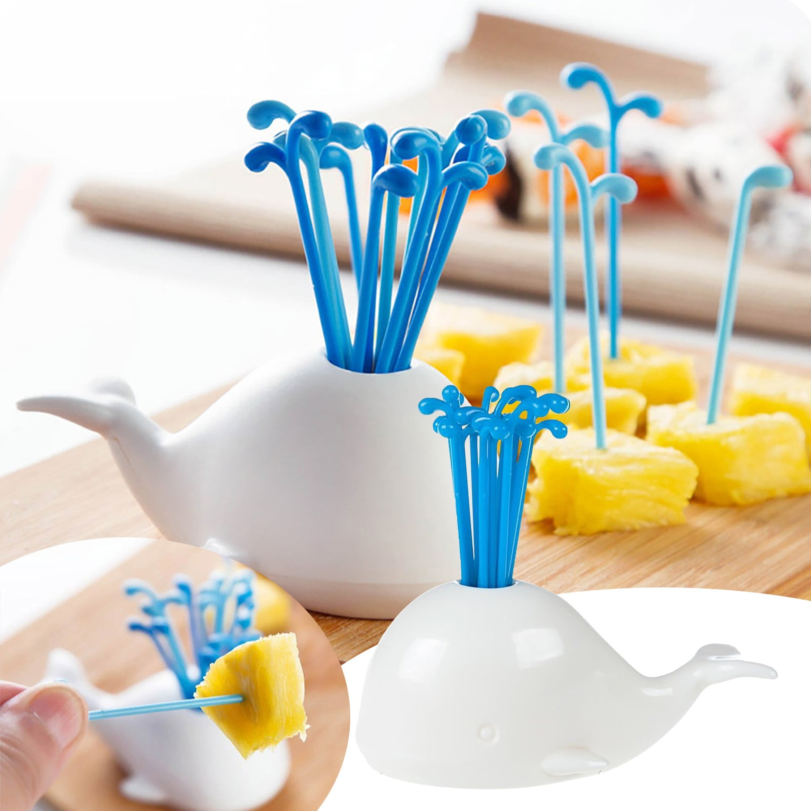 Clearance Barbecue forks under $5 Fruit fork Small Animal Shape Spray ...