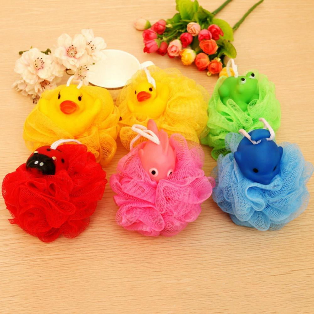 Clearance! Toddler's Character Bath Sponges, Animal Kids Loofah, Baby ...