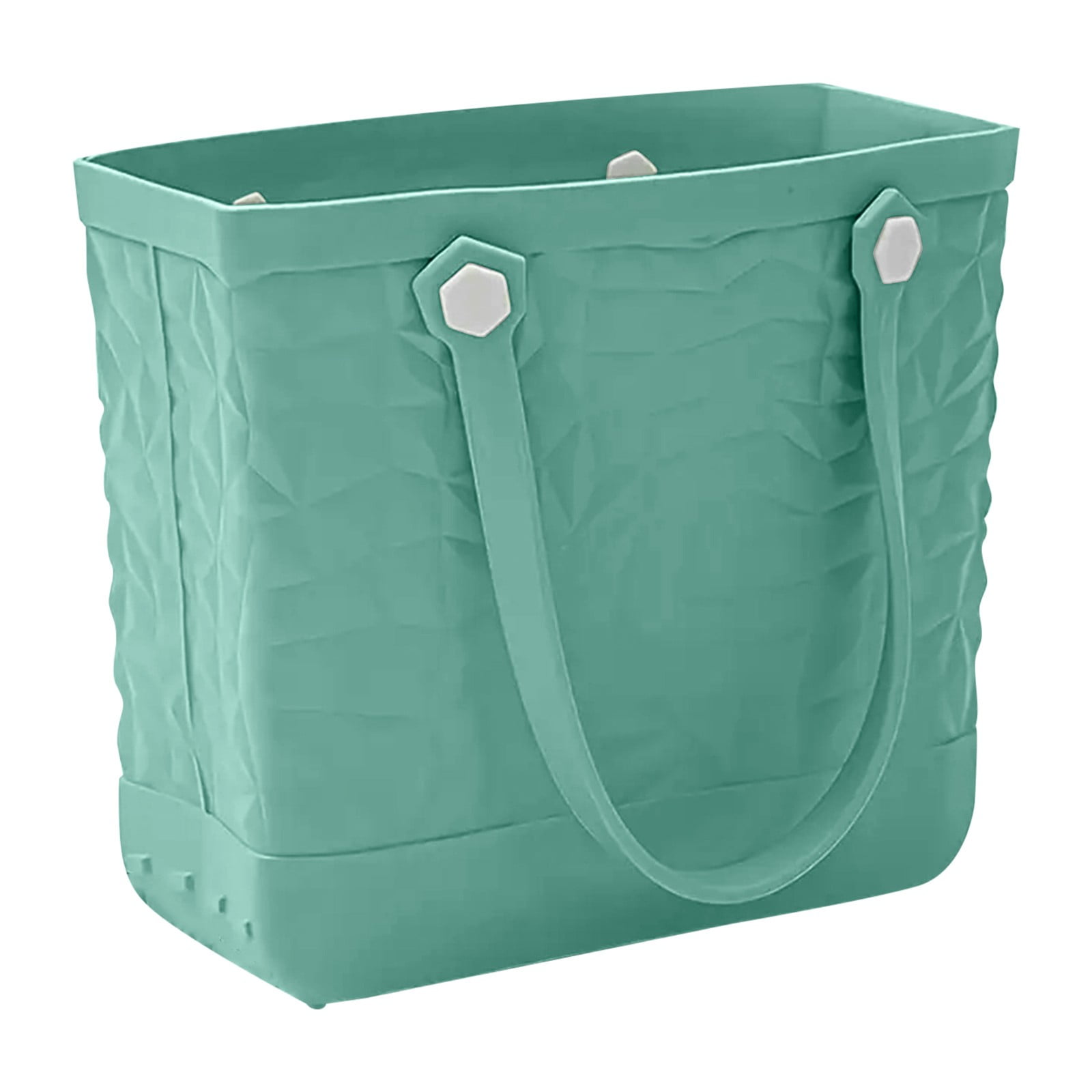 Clearance!!! Beach Bag Beach Tote Rubbe Tote Bag Washable Durable Open ...