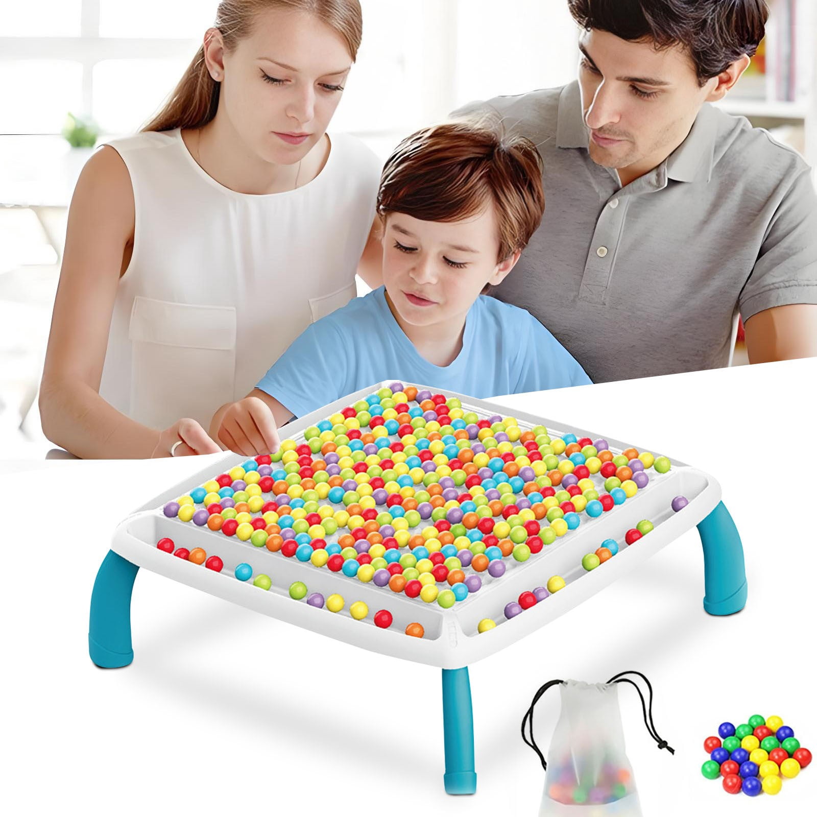 Clearance! Bead Elimination Board Game for Adult Rainbow Ball Toy, Baby ...