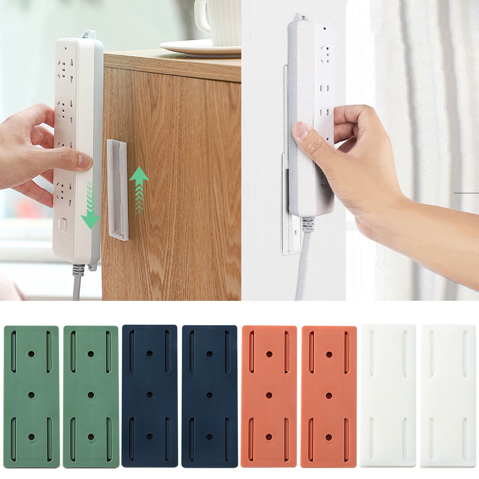 Clearance Begine 2 Pcs Self Adhesive Desktop Socket Fixer Adhesive ...