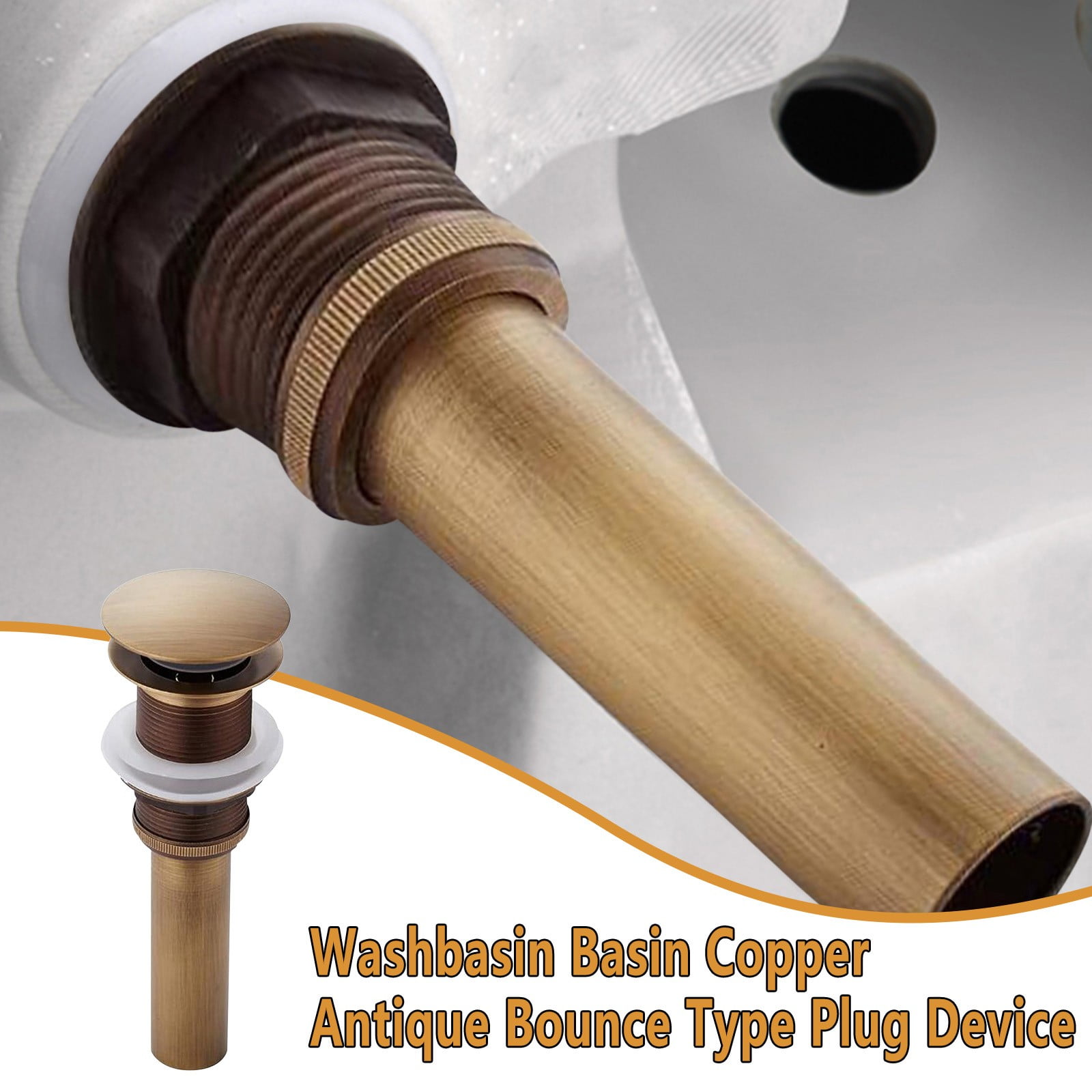 Clearance Begine Kitchen Faucets, All Copper Plug Basin Sink Device ...