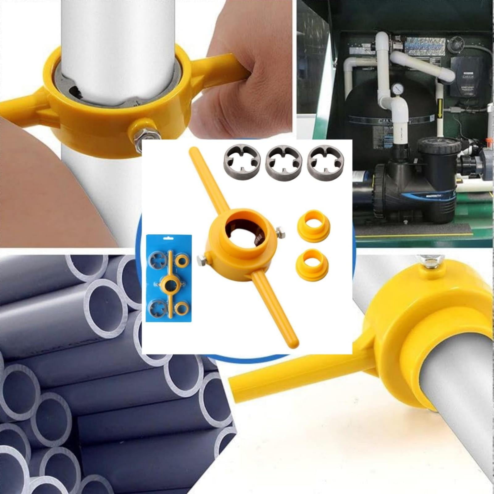 Clearance Begine Kitchen Faucets, Plastic Pipe Thread Die Kit 6Pcs Plastic Pipe Thread Die Kit 6 ...