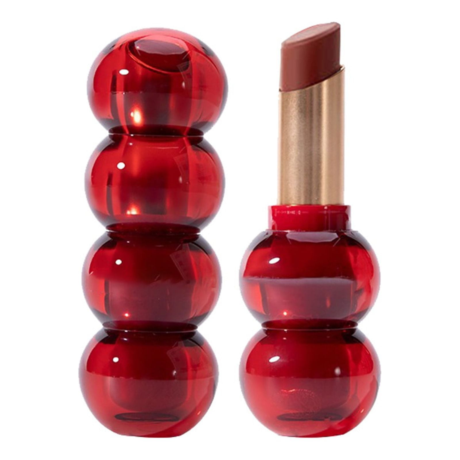 Clearance Bingtanghulu Velvet Lipstick Low Saturation Mist Rose Mist Lip Glaze Lipstick 3.2g ...