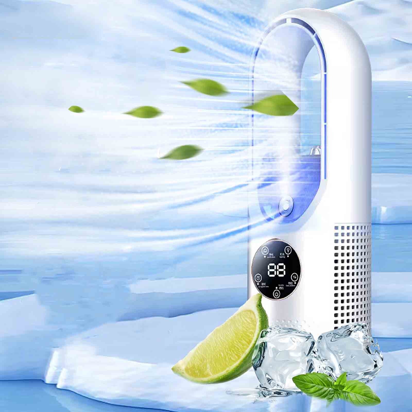 Clearance! Bladeless Fan USB Leafless Fan Household Office Desktop ...