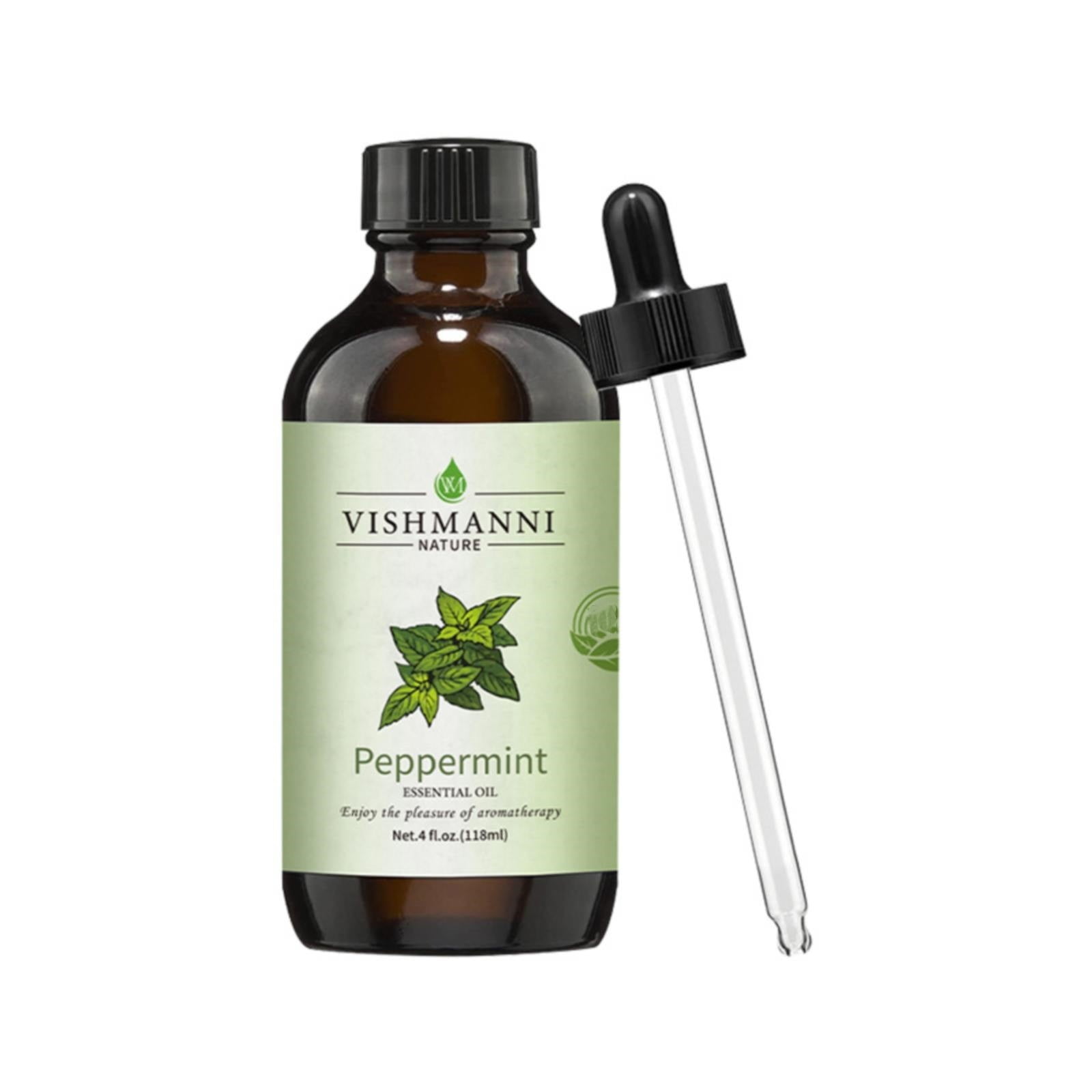 Clearance Blends Peppermint Oil Huge 4 Fl Oz Pure and Natural Premium ...