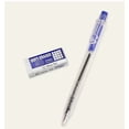 Clearance! Blue Ink Ballpoint Pen With Eraser Set Pink Eraser Eraser ...