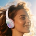 Clearance! Bluetooth 5.3 Wireless Headphones Cool Light Effect Hd Call ...