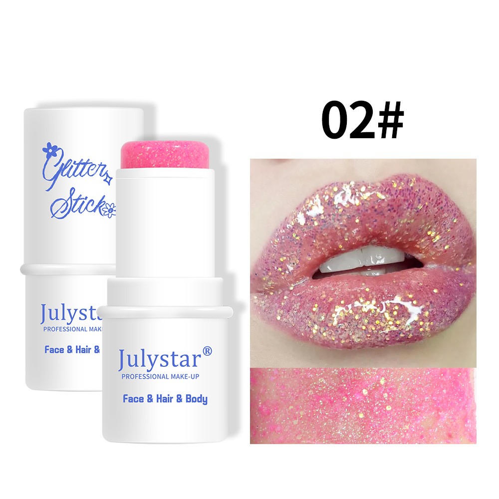 Clearance Body Glitter Stick For Face Body Hair Thick Glitter Gel ...