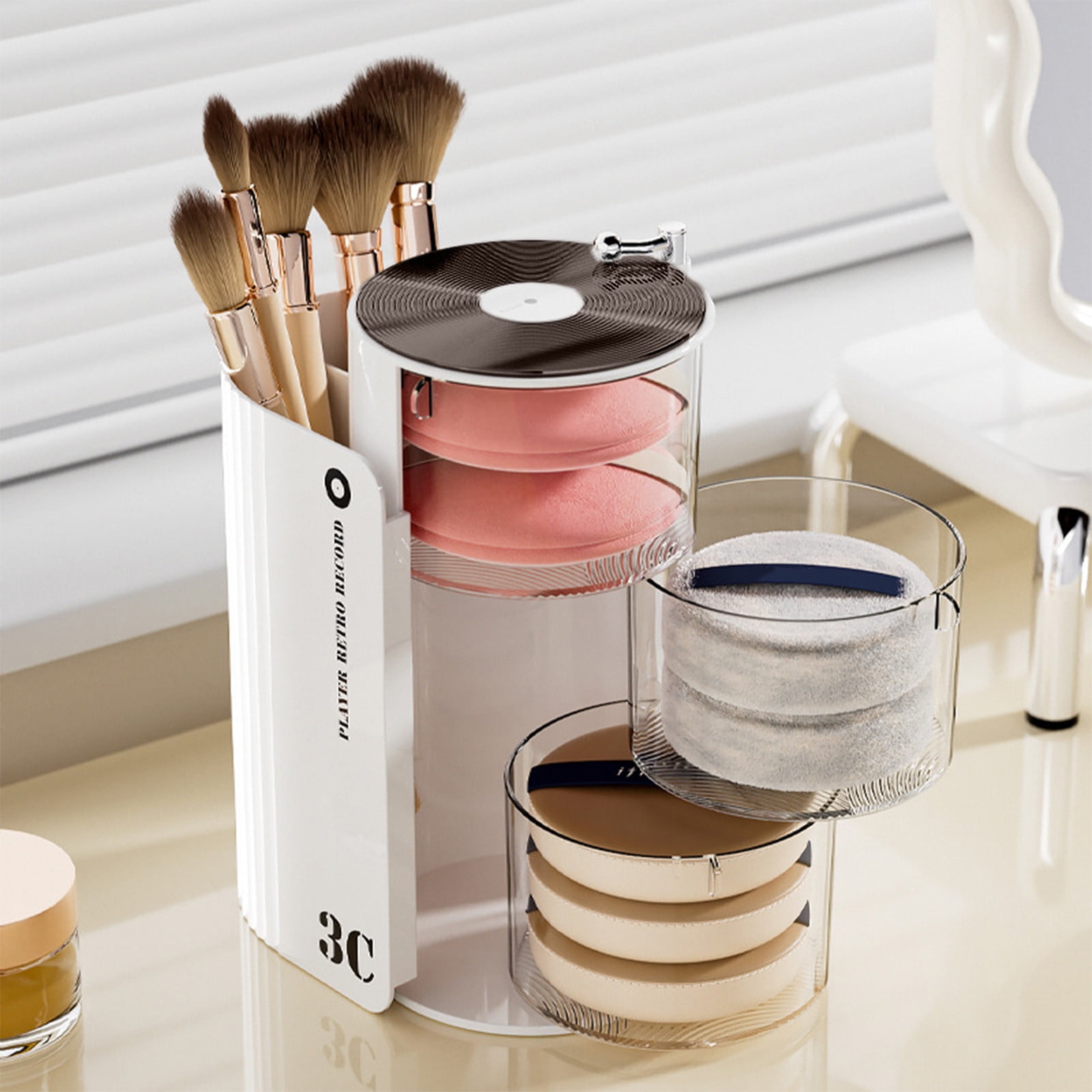 Clearance! Boovnll Cosmetic Organizer, Clear Plastic Compact Multiple ...