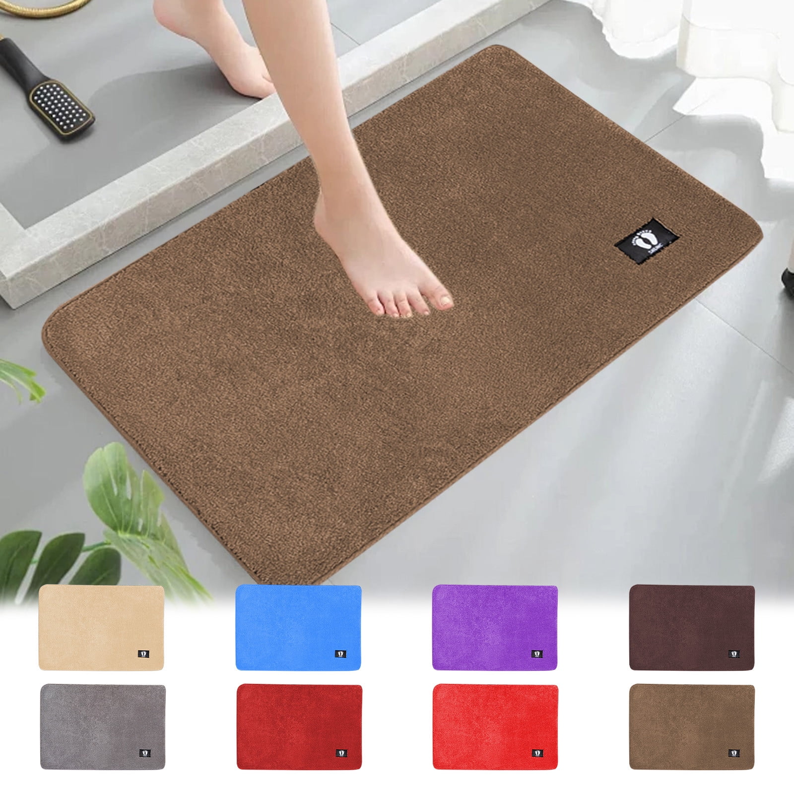 Clearance! Boovnll Door Mat Outside Entrance, 20x31" Soft Absorbent ...