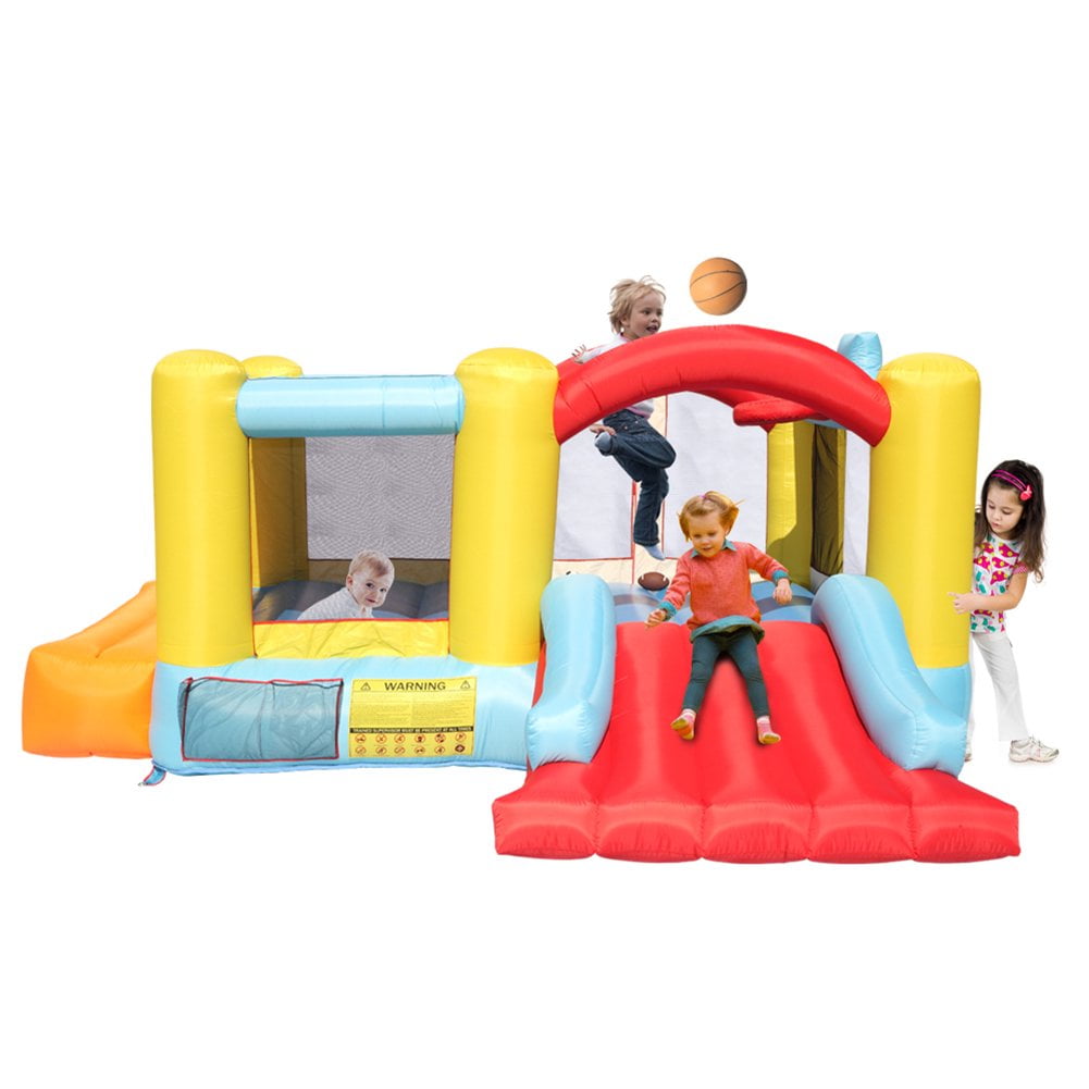 Clearance!Bounce House Inflatable Jumping Castle a Basketball Hoop With ...