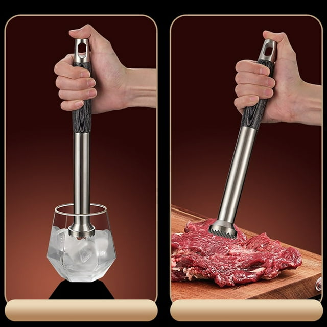Clearance! Bpyeka Kitchen Gadgets Stainless Steel Ice Paster Meat ...