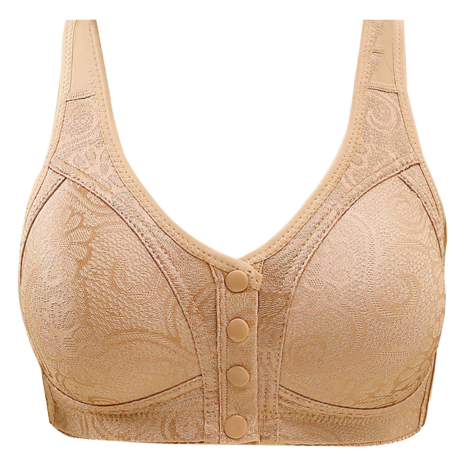 Clearance Bra for Womens Non Ring Middle And Elderly Gathered Front ...