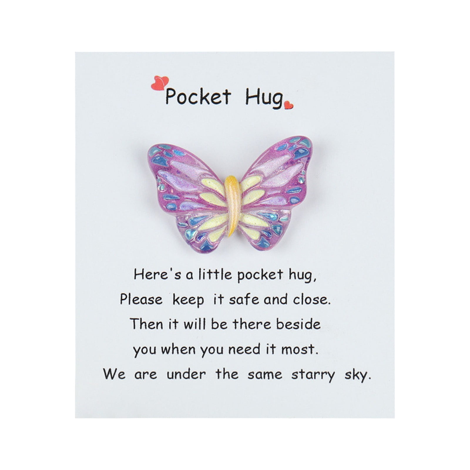 Clearance! Butterfly Hug Greeting Card Exquisite Handmade Design ...