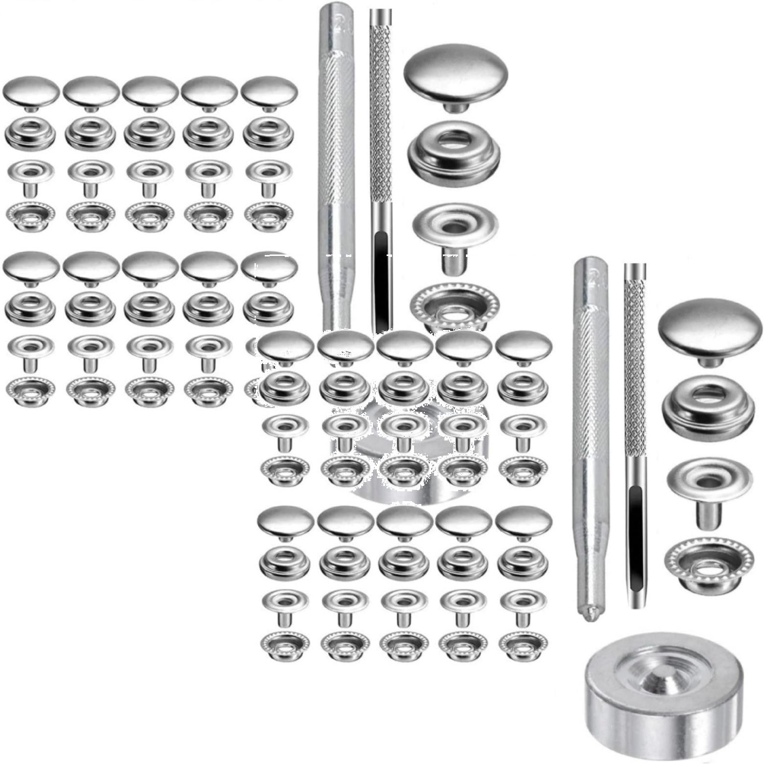 Clearance Button button under $7,10 Sets Snap Fasteners Kit Snaps ...