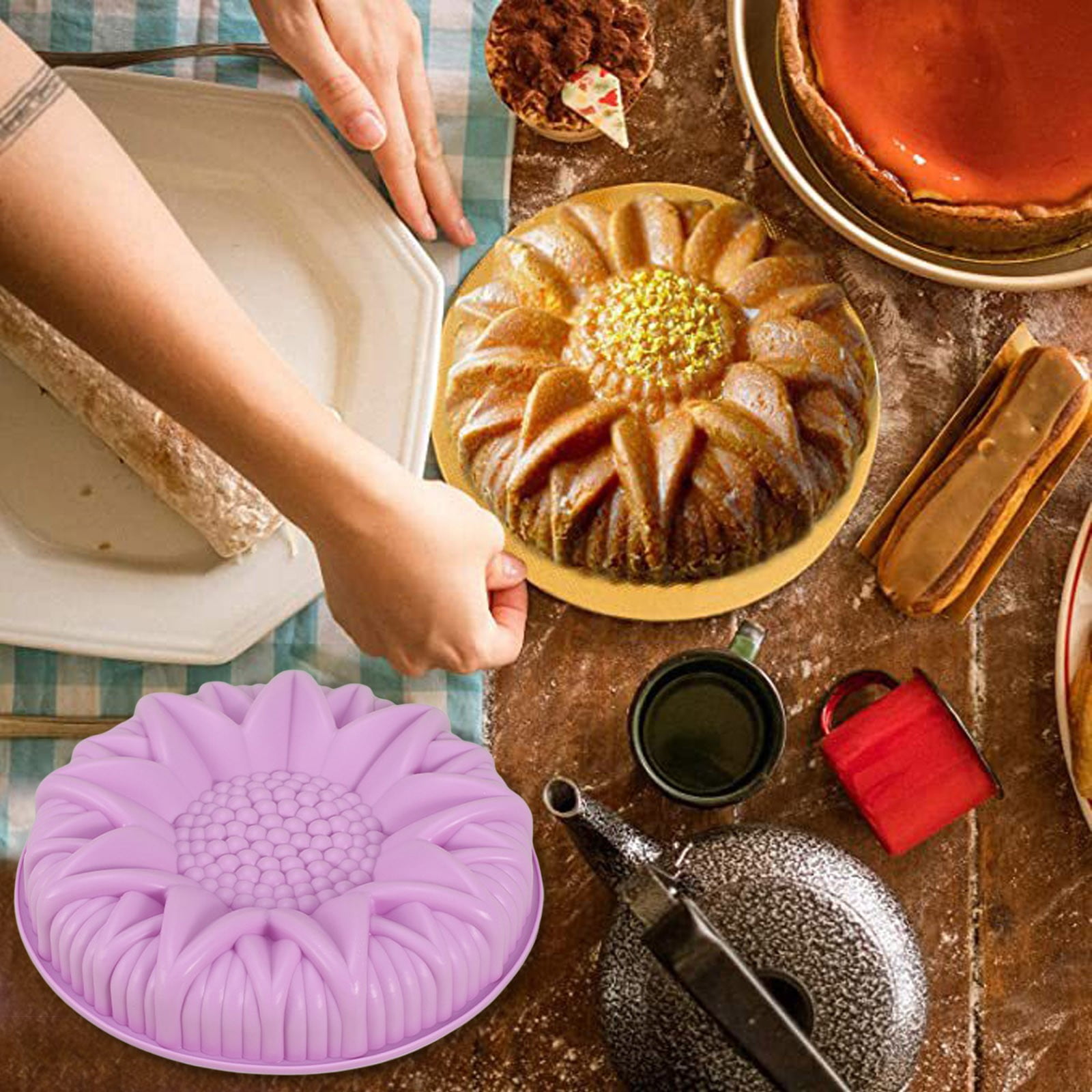 Clearance Cake Mould under $5,Silicone Cake Making Utensils Candy ...