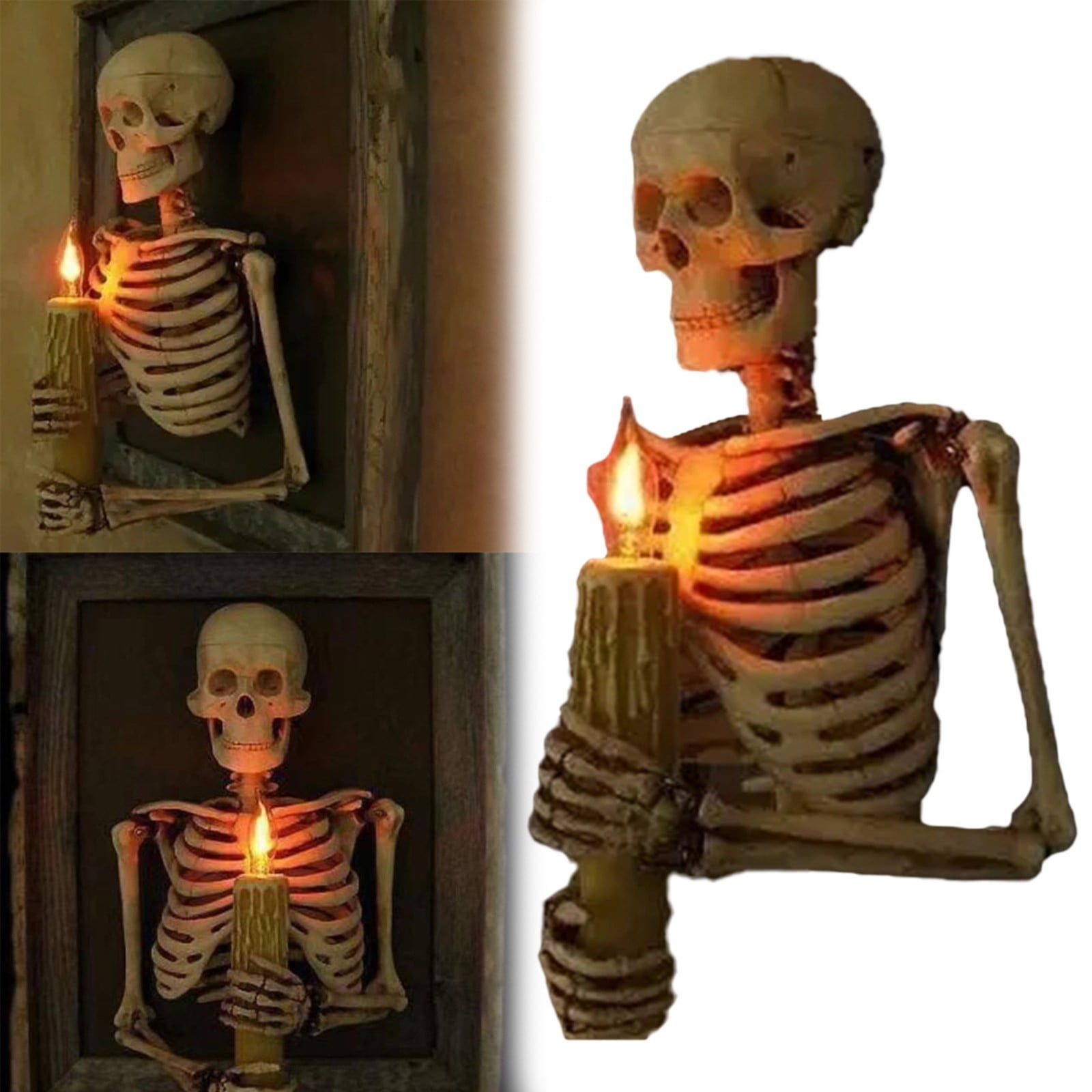 Clearance Candles & Holders under $30,Halloween Skeleton Frame ...