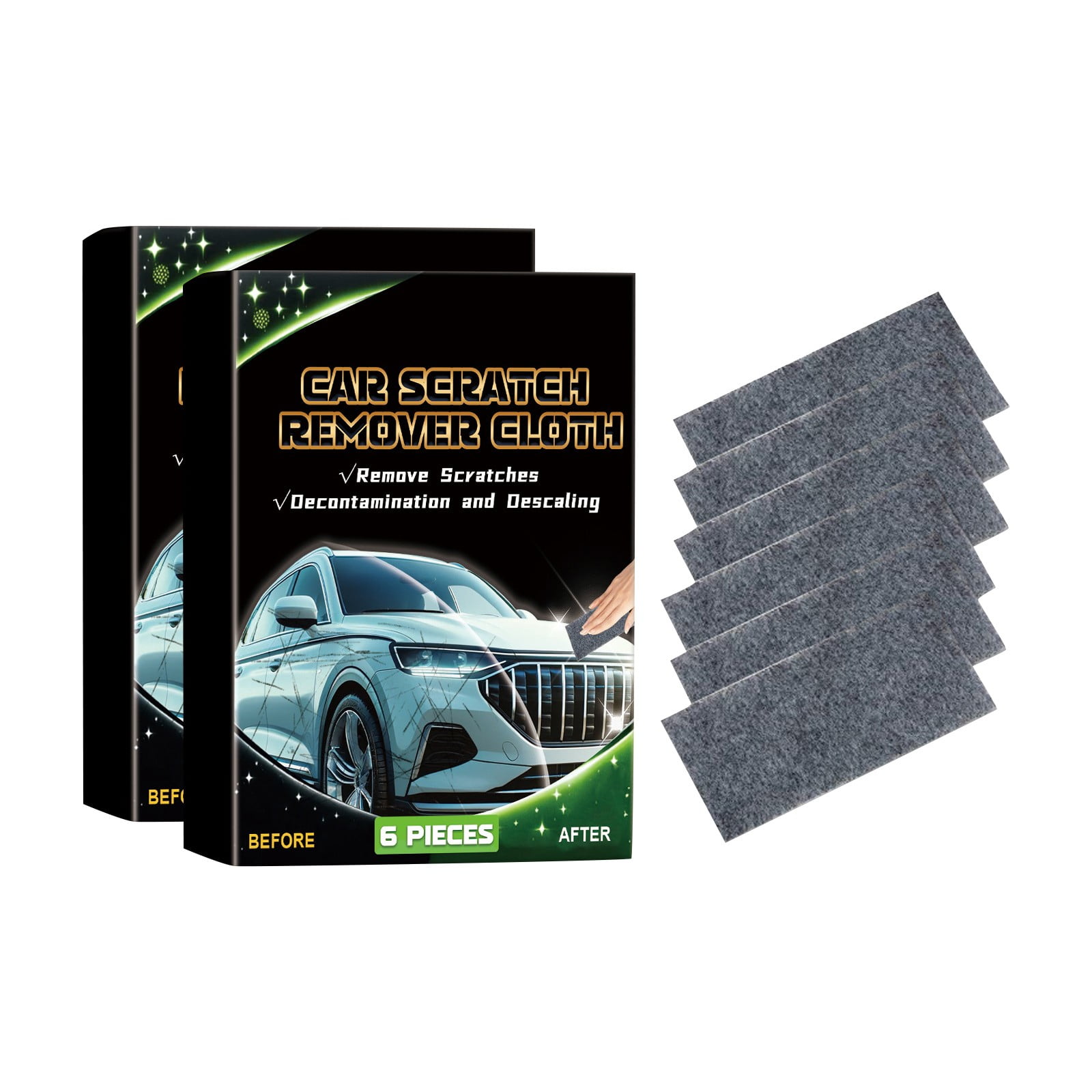 Clearance Car Accessories Nano Glitter Cloth Car Scratch Remover,12 ...