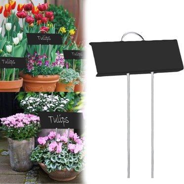 Navaris Slate Plant Labels (10 Pieces) - Set of 10 Natural Slate Garden ...