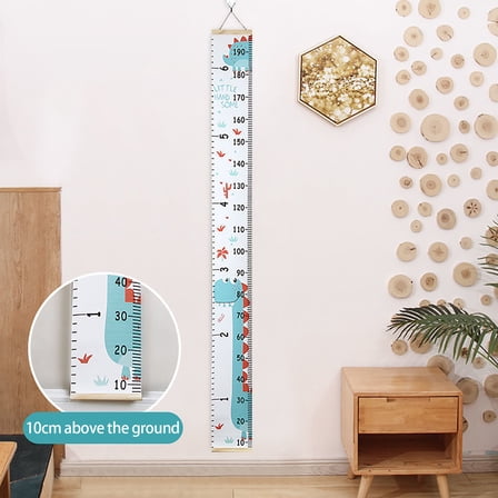Baby Growth Height Chart Handing Ruler Wall Decor for Kids, Canvas ...