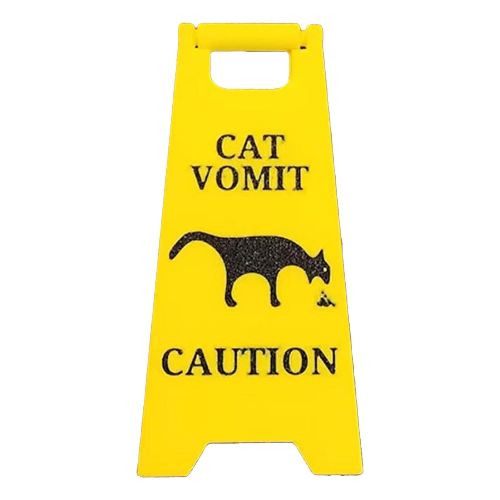 Clearance!Cat Vomit Sign,Cat Vomit Caution Sign,4 Inch Cat/Dog Vomit ...