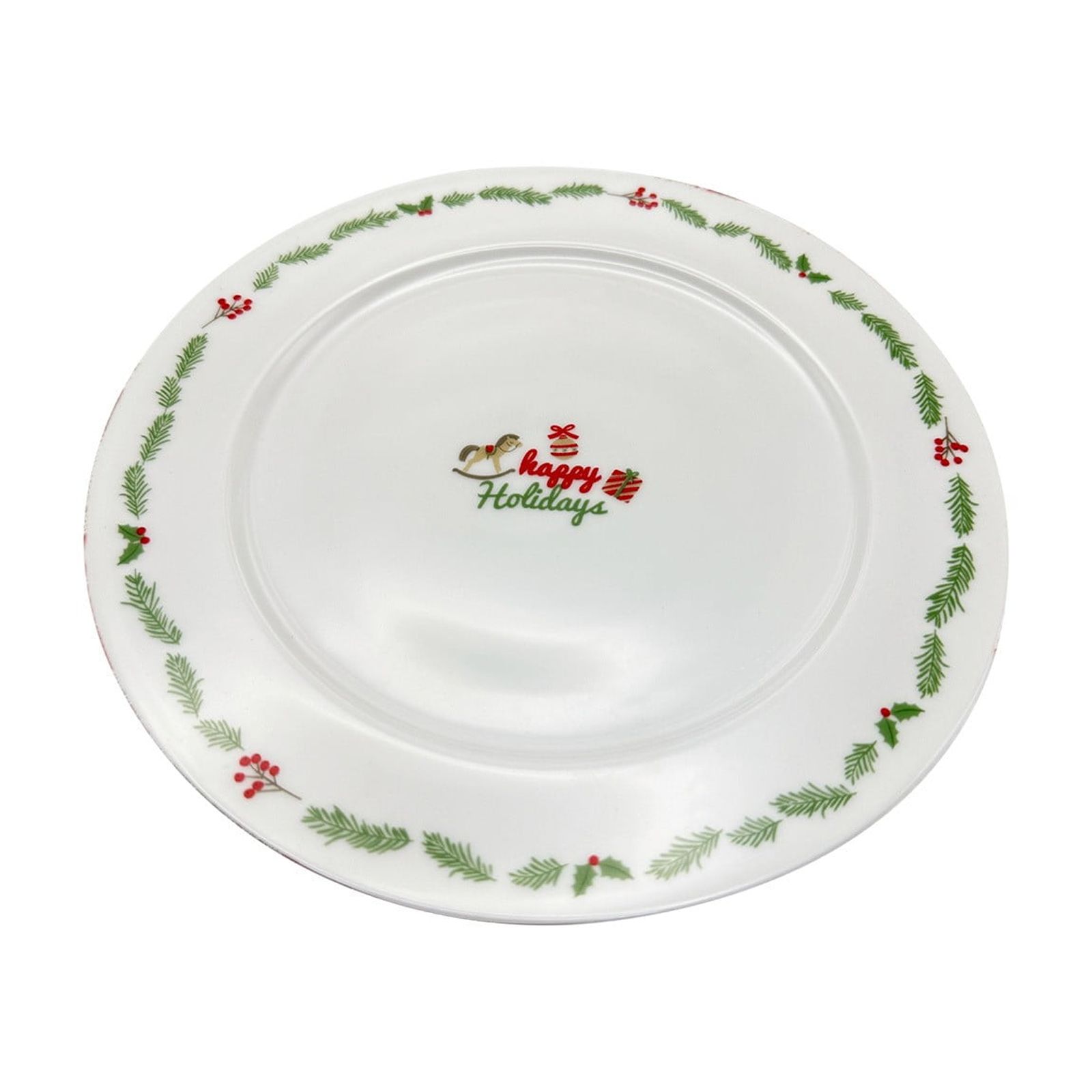 Hvmvliv Ceramic Plates Christmas Ceramic Dinnerware High Temperature ...
