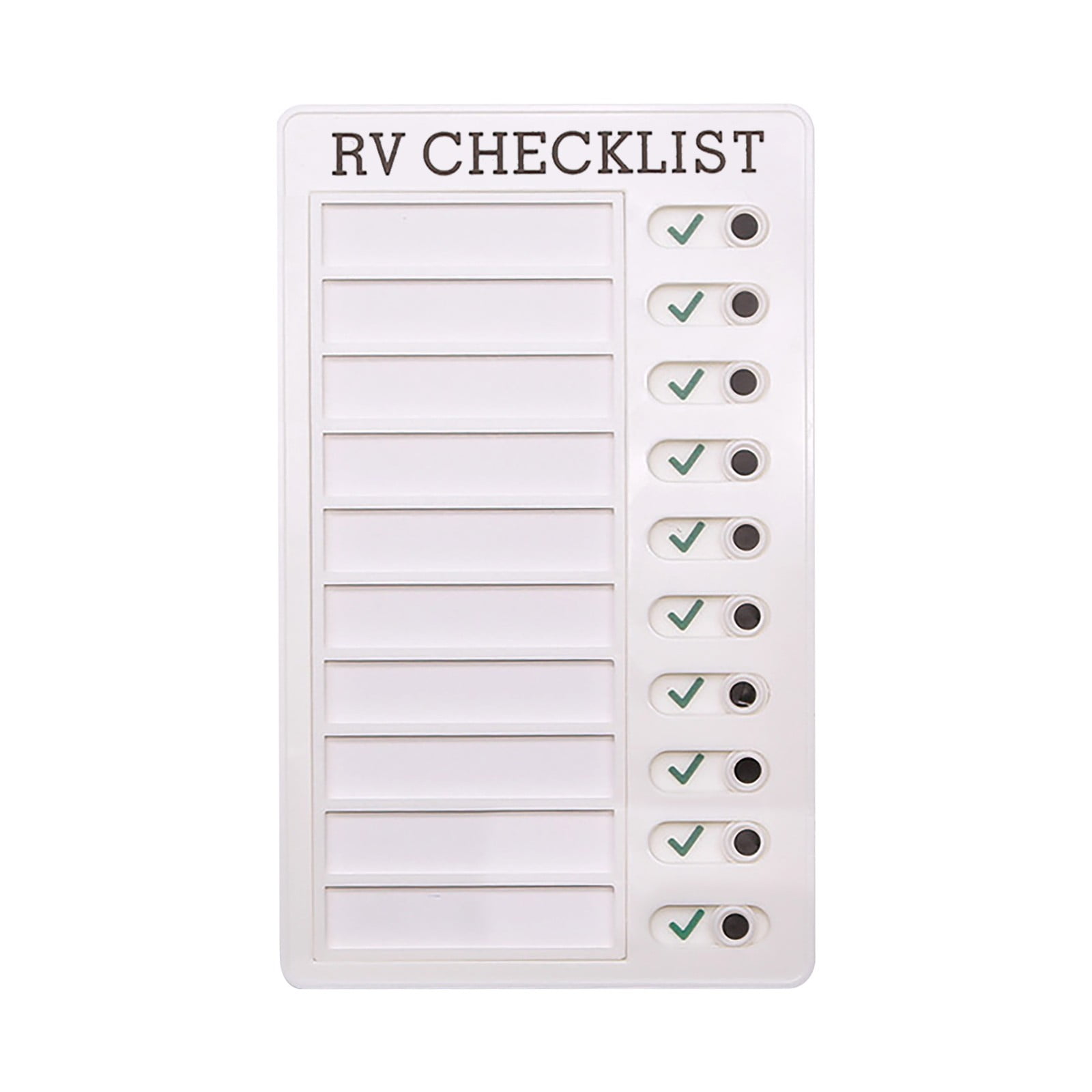 Clearance! Chore Chart For Adults Boards To Do List RV Checklist Board Portable Chores Chart For ...