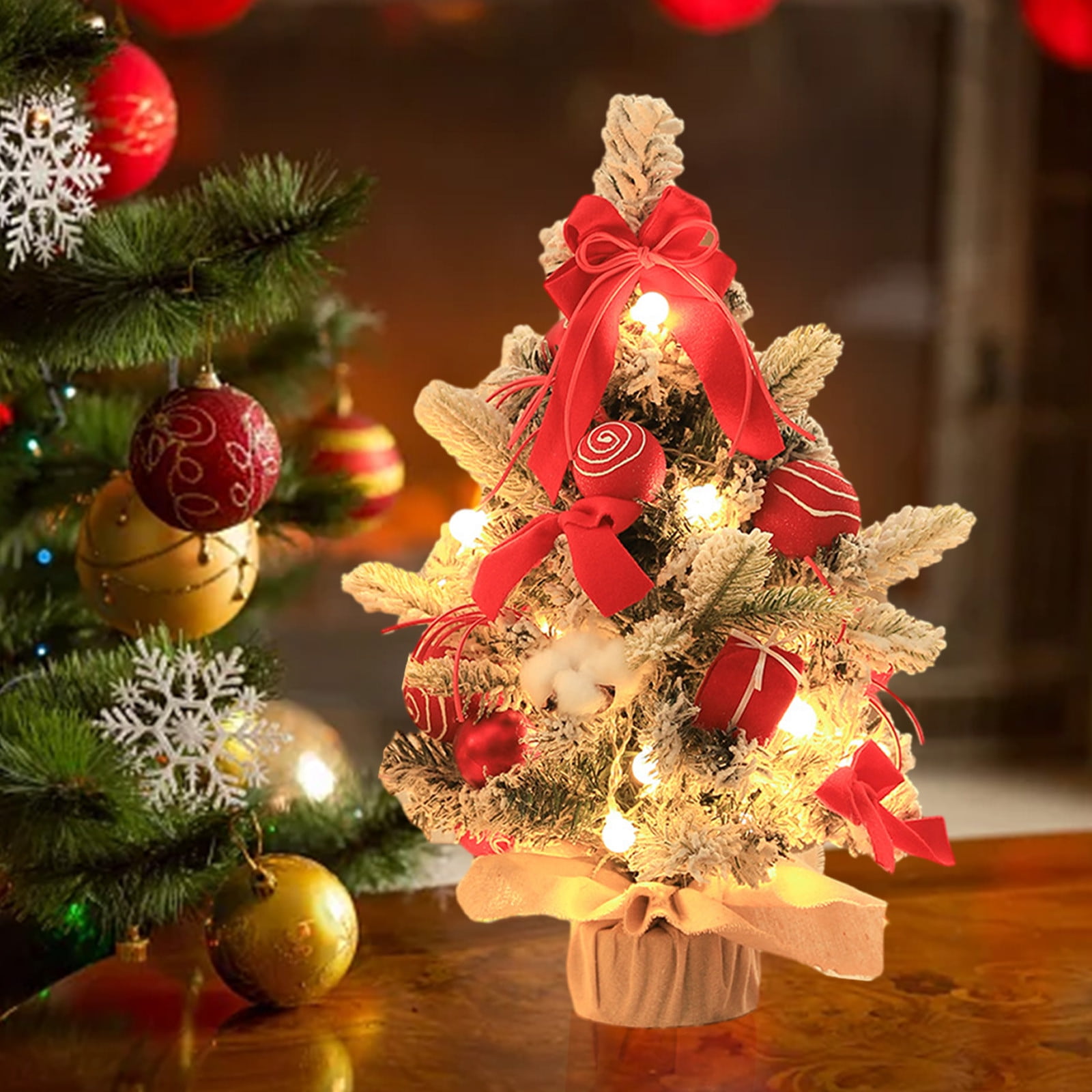 Clearance Christmas Decoration! Mini Artificial Christmas Trees Xmas ...
