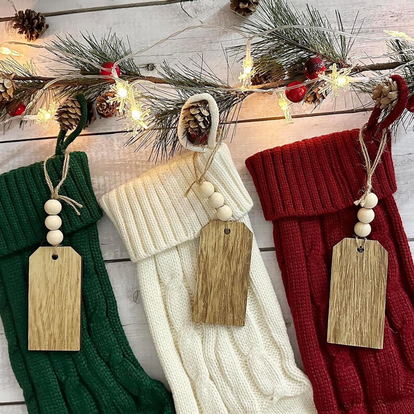 Clearance! Christmas Decorations Christmas Stocking Name Tags DIY ...